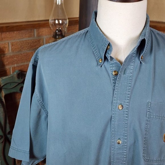 Bugle Boy | Shirts | Vintage Bugle Boy Button Front Shirt Short Sleeve ...